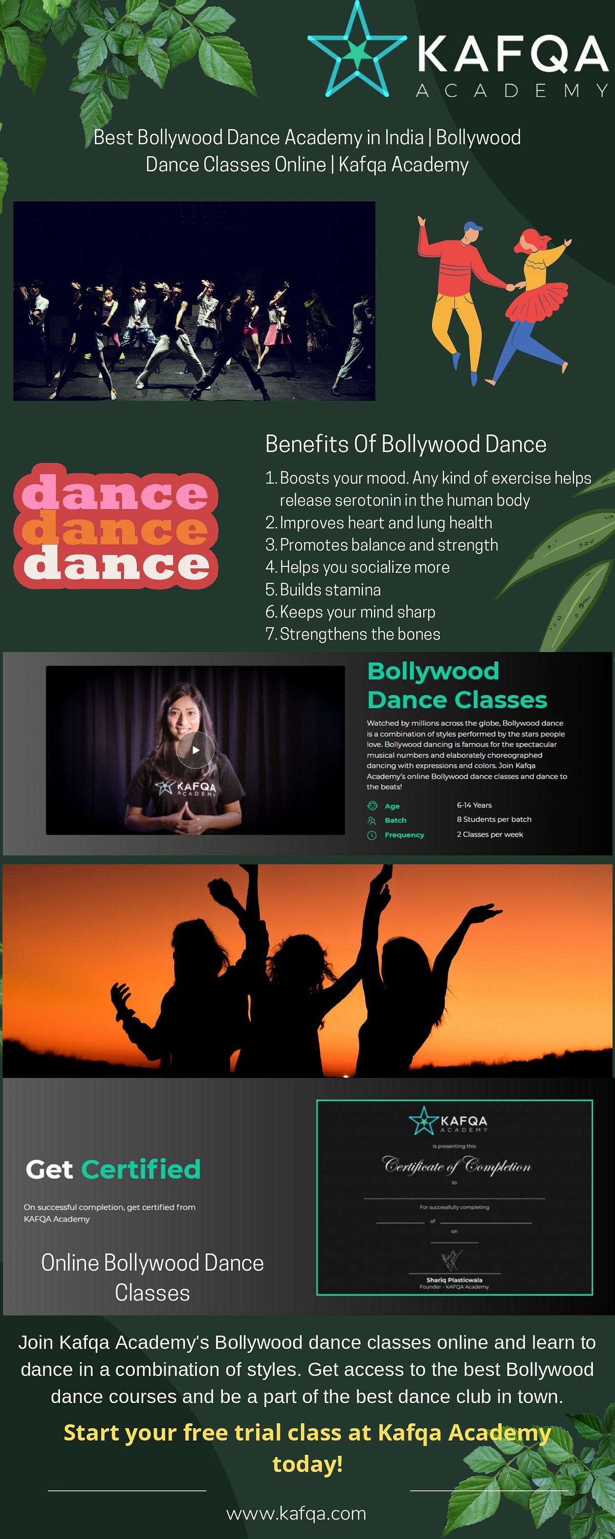 Bollywood Dance Classes Online | KAFQA Academy - Divyabhosle - Medium
