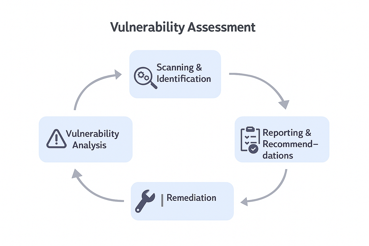 Explaination about Vulnerability Assessment & the tools that can be used to carry out in Kali ...
