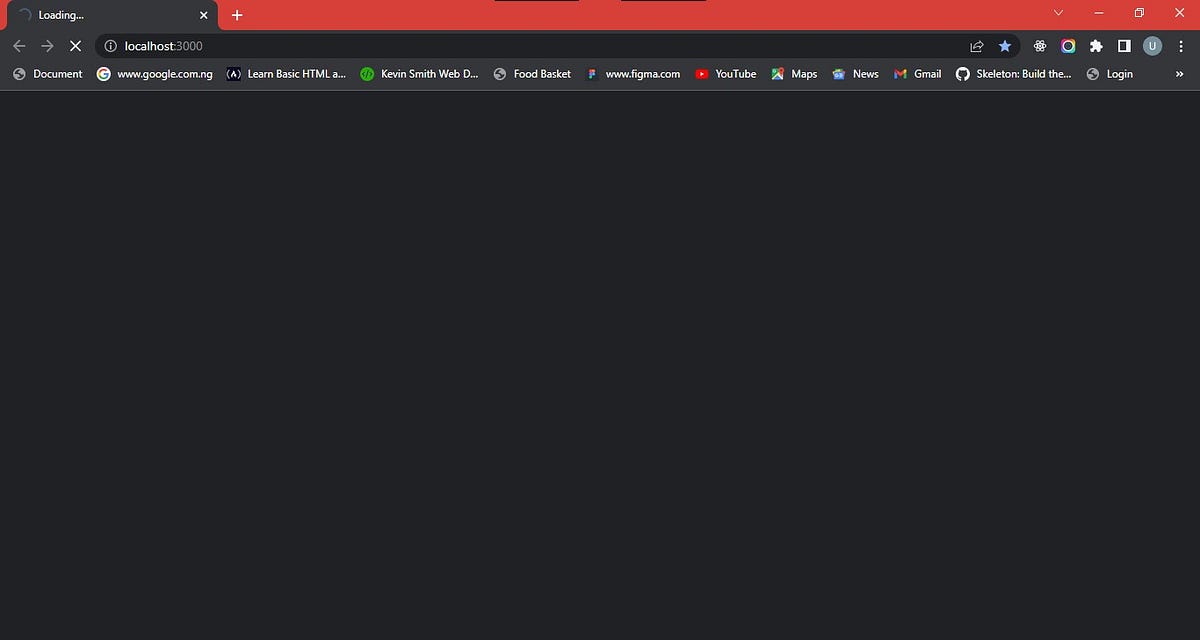 LocalHost Stuck at Loading… Here is a fix !!. - Ukaoha Chizoba - Medium