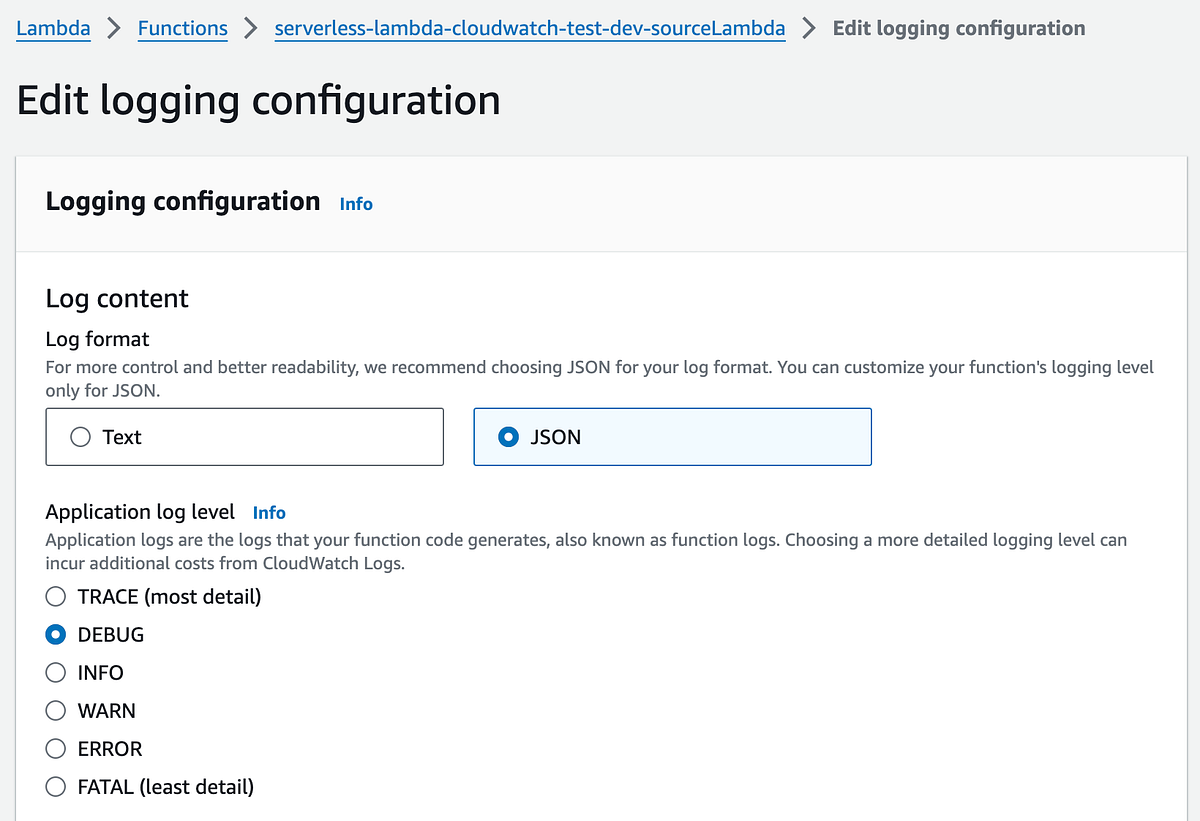 Log Formatting in AWS CloudWatch for Node.js Applications | by Bharath | Aug, 2024 | Medium