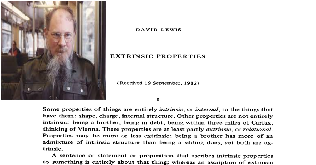 Against David Lewis’s Intrinsic Properties | by Paul Austin Murphy | Medium