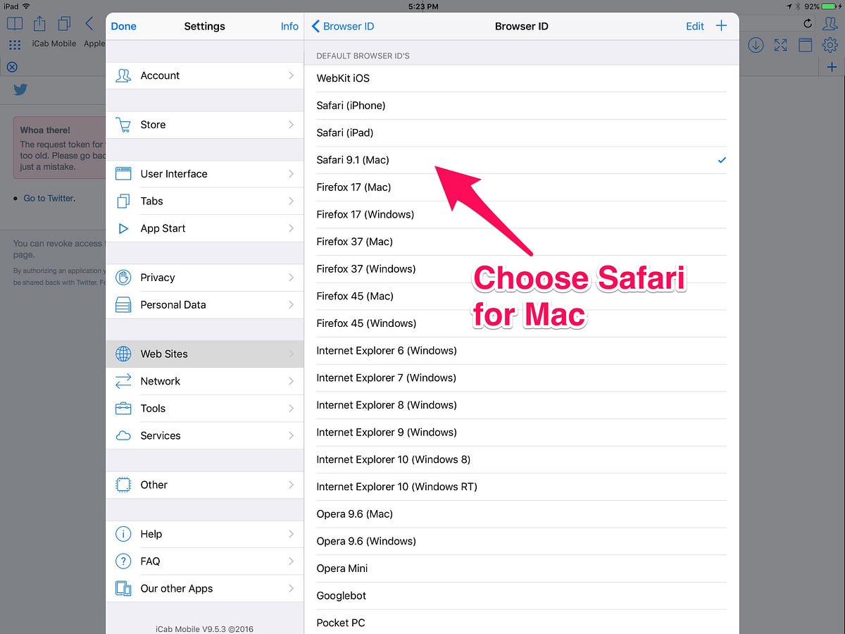 How to enable Desktop mode in iCab Mobile | by Matthew Cassinelli | Medium