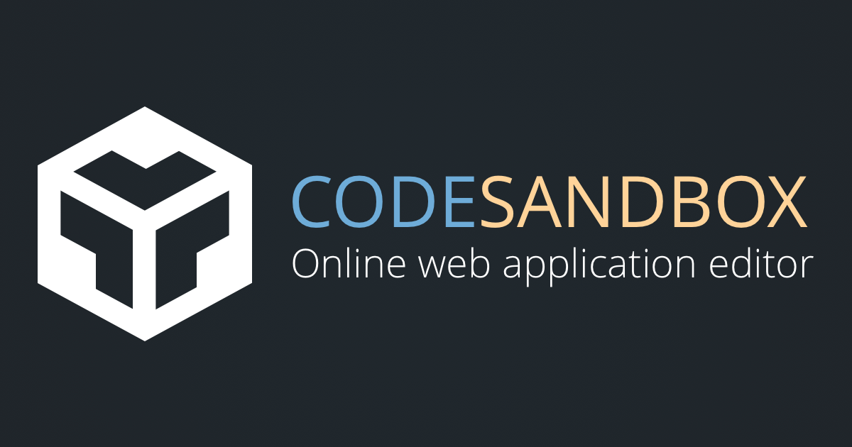 CodeSandbox 介紹 — 線上程式編輯器(前端)Online Web application editor | by Ayden ...
