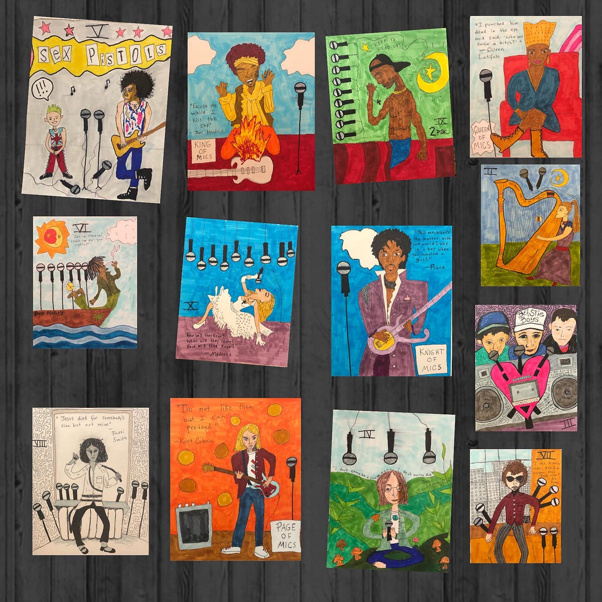 Musical Tarot For Inktober. For Inktober this year, I’m following… | by ...