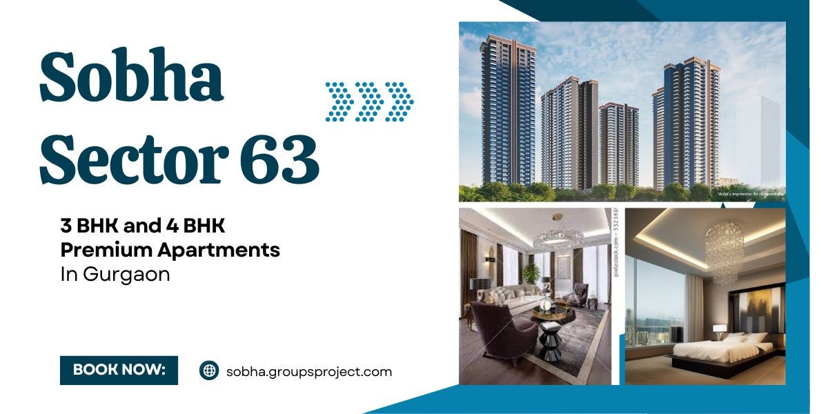 Sobha Sector 63 Gurugram | The Extraordinary Styles With Extra Space ...