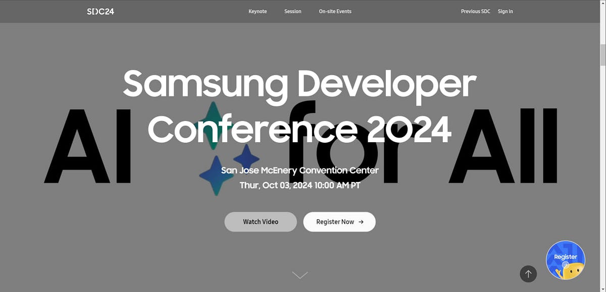Samsung Developer Conference 2024 has been announced! | by Autonomics ...