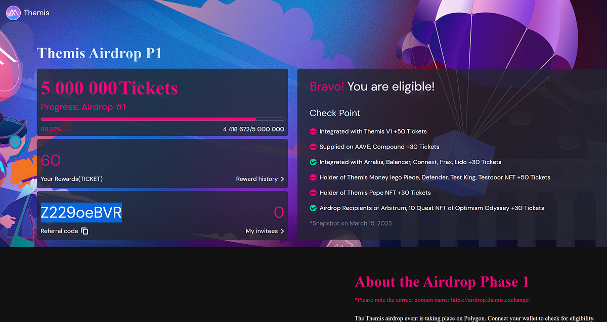 The Themis #airdrop event is finally here! 🪂Airdrop $TMS token | by ...