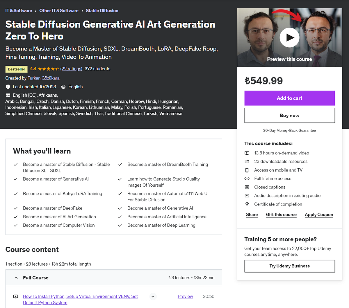 🚀 The Ultimate Stable Diffusion & AI Masterclass on Udemy — Now BIGGER ...