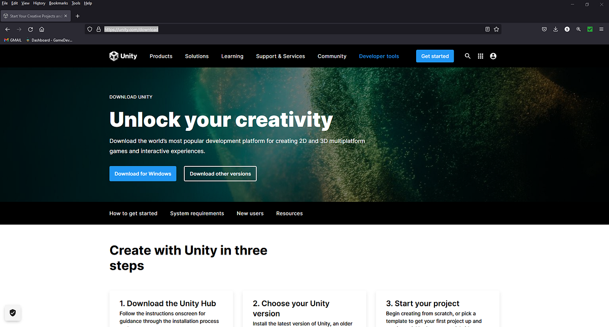 Unity Installation and Game Development Start - Jerrod Molnar - Medium