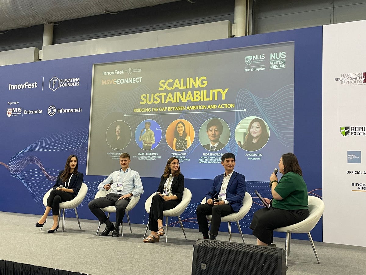 MSVC Connect Panel: Scaling Sustainability | by NUS MSc in Venture ...