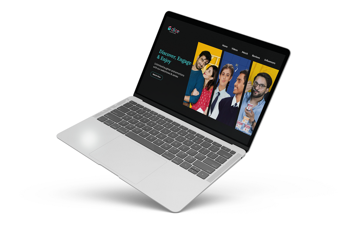 Dice Media's Landing page, A UI/UX Case Study | Medium