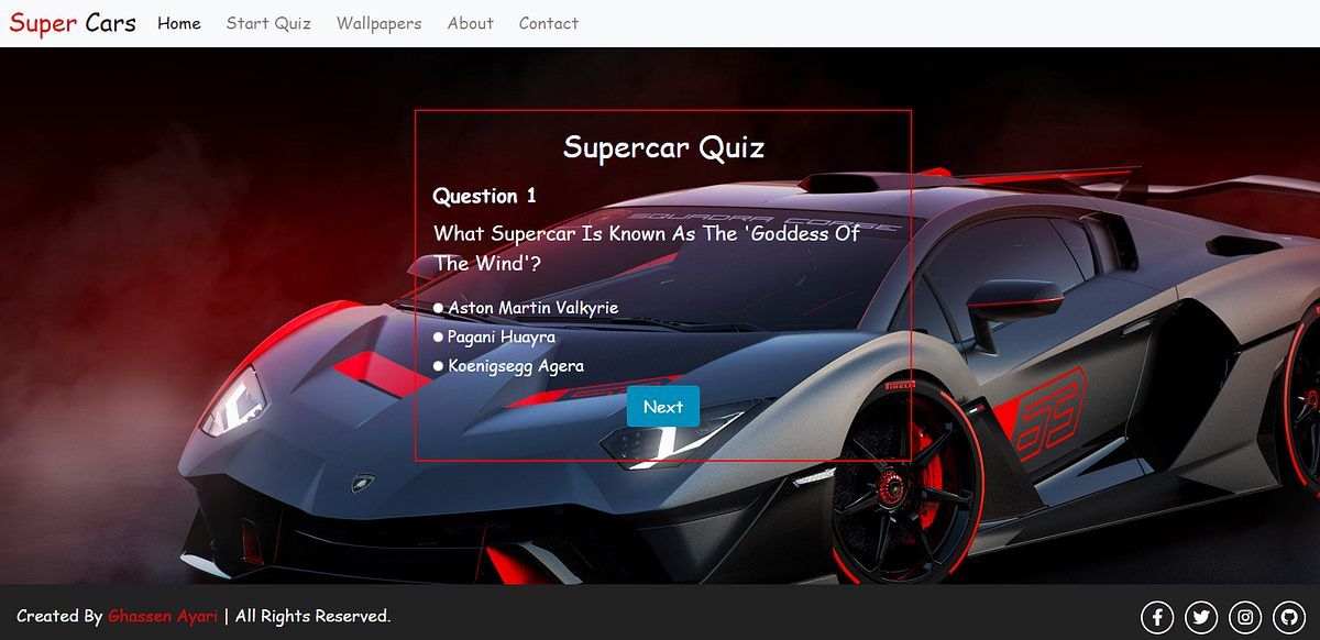 My Portfolio Project: Building a Super Cars Website | by Ayari Ghassen | Medium