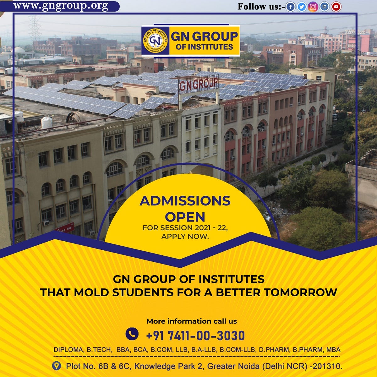 GN Group of Institutes that mold students for a better tomorrow ...