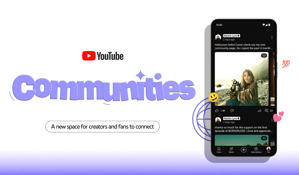 YouTube launches Communities, a Discord-like space for creators and fans to interact with each ...