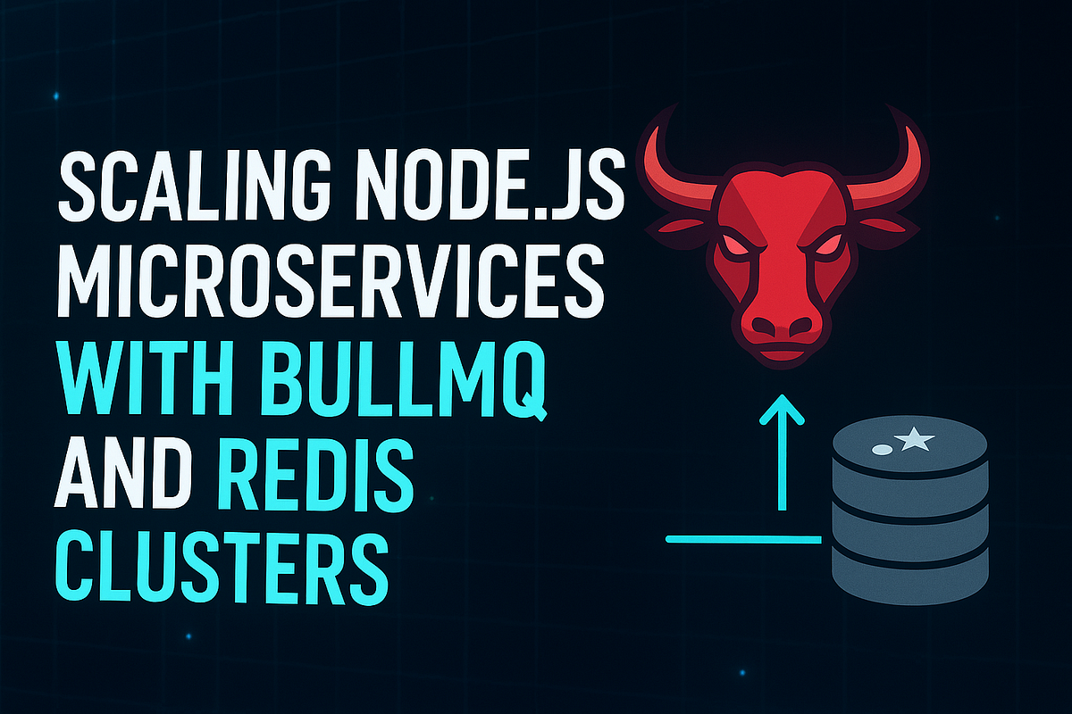 Scaling Node.js Microservices with BullMQ and Redis Clusters | by Somendradev | JavaScript in ...