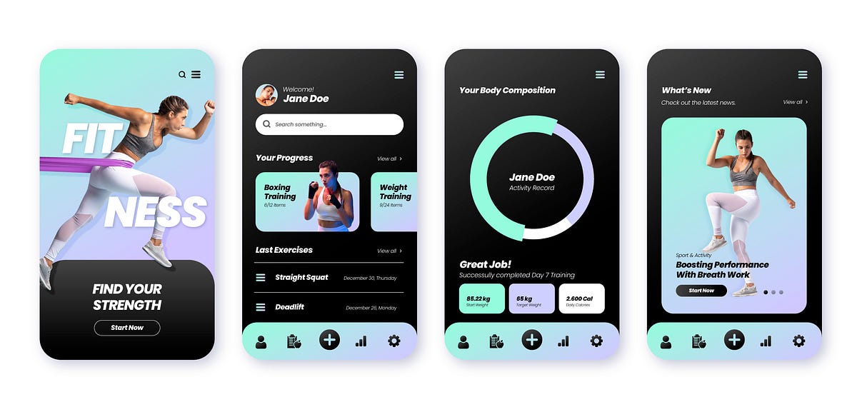 How to Create a User-Friendly Interface for Your Fitness App | by ...