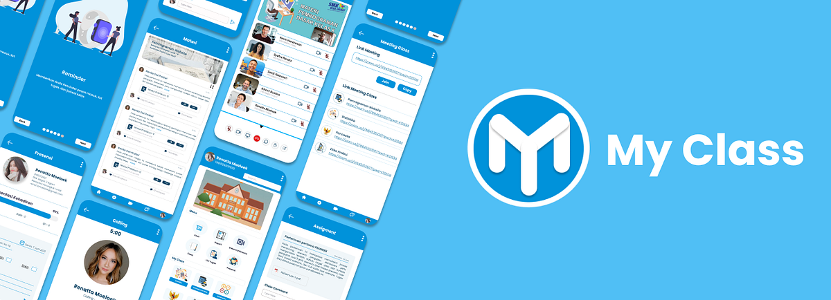 Studi Kasus UI/UX : MyClass - Aplikasi Mobile E-Learning Platform | by Saphira Ramadhani | Medium