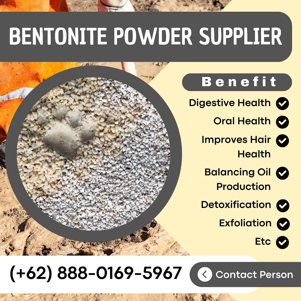 BEST QUALITY!!! (+62) 888–0169–5967, Supplier Of Bentonite Powder In ...