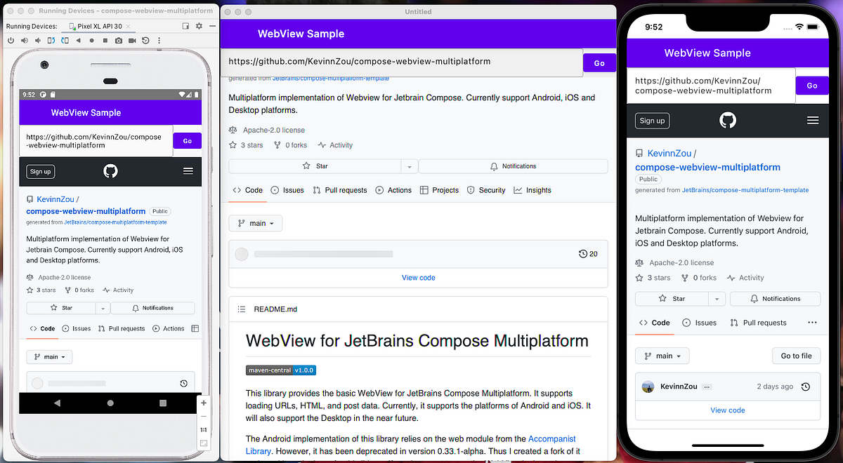 Web Everywhere: Introducing our Compose Multiplatform WebView Library | by Kevin Zou | Medium