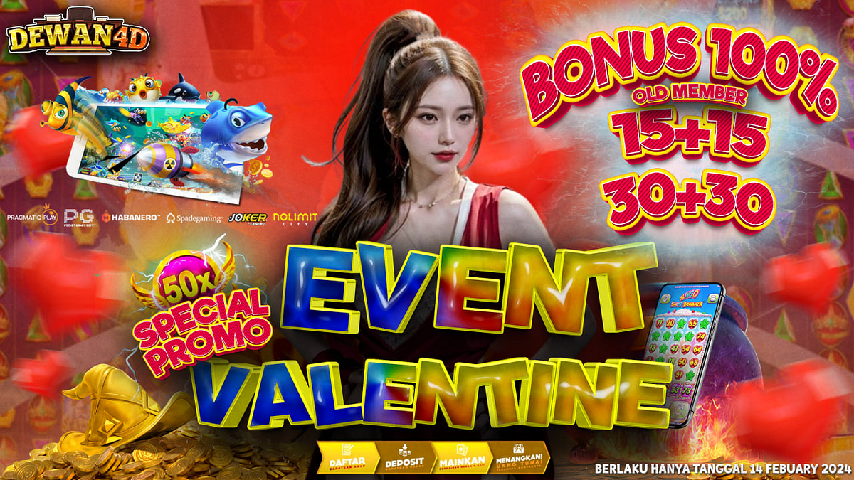 MAIN SLOT SAAT VALENTINE DAPAT BONUS DEPOSIT 100% DI DEWAN4D | by gocengspam hdmu | Feb, 2024 ...