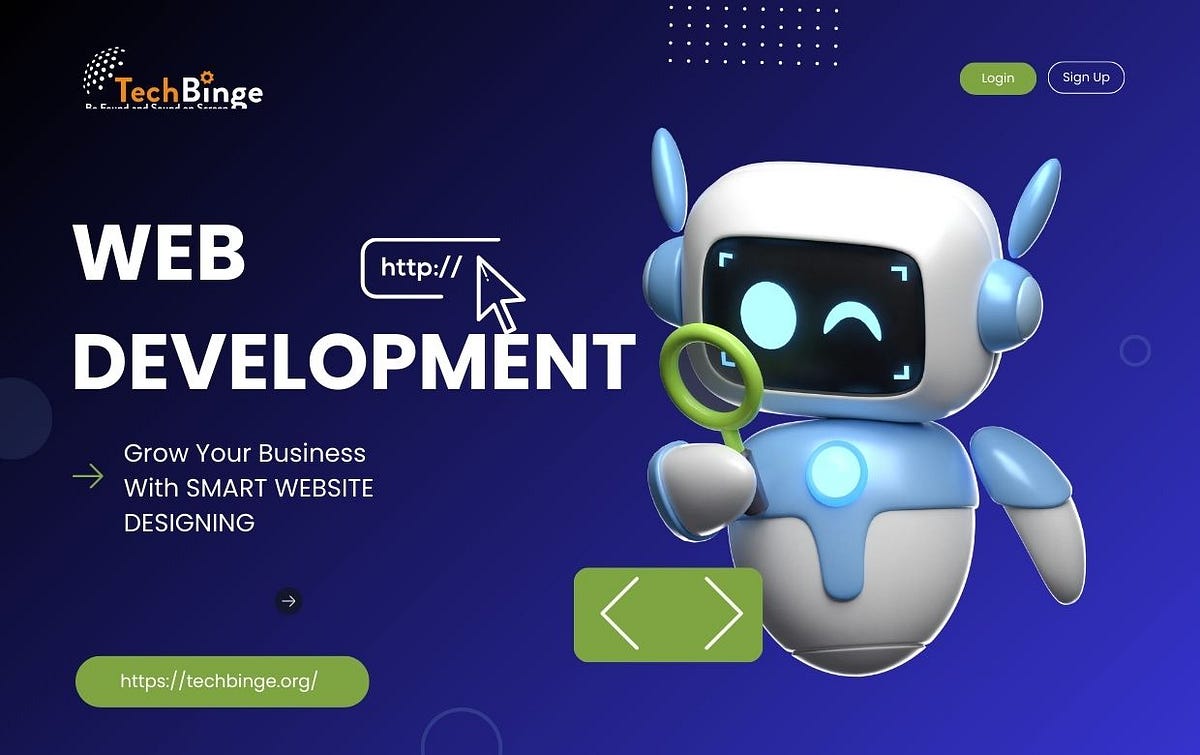 leading the way : Bbest website designing services in Dwarka I TechBinge | Medium