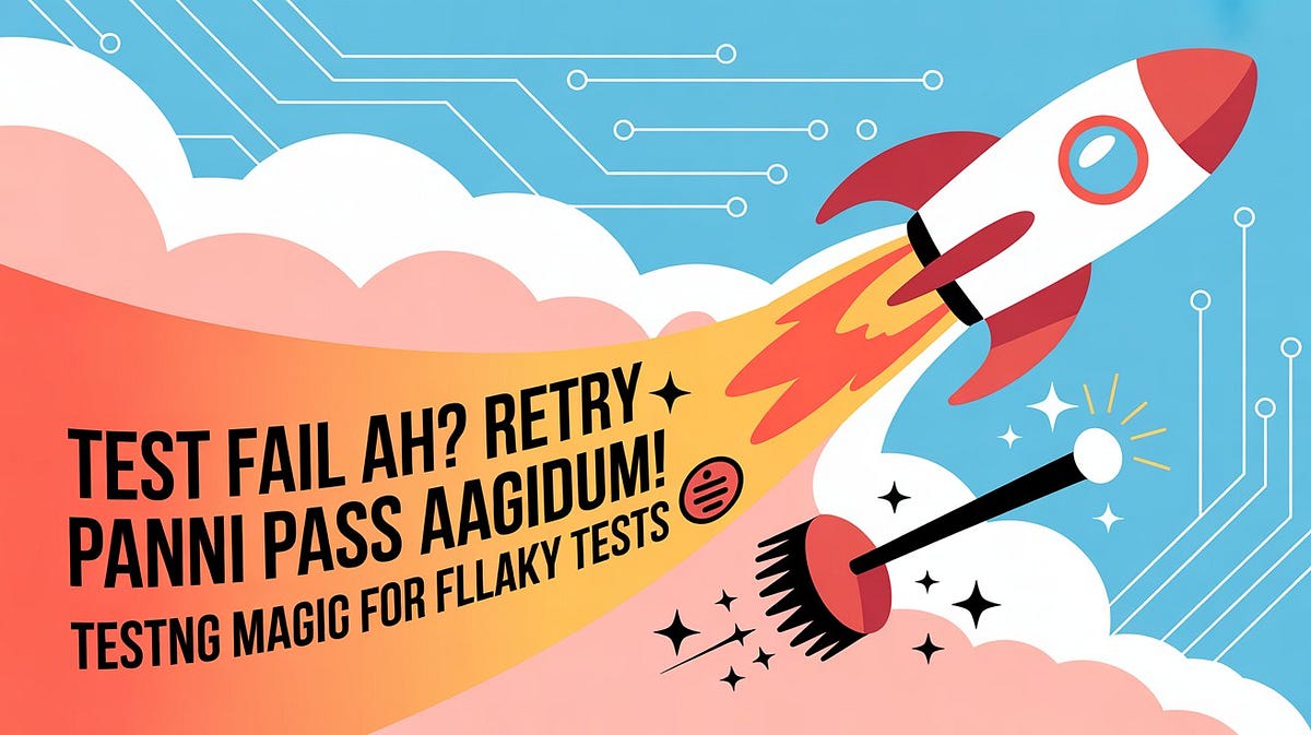 Test Fail ah? Retry Panni Pass aagidum! TestNG Magic for Flaky Tests 🚀 ...