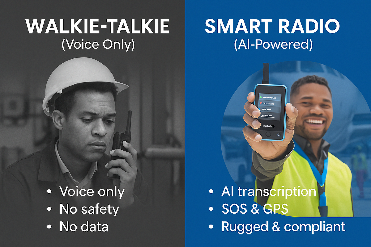 Smart Radio vs Walkie-Talkie: The Future of Frontline Communication ...