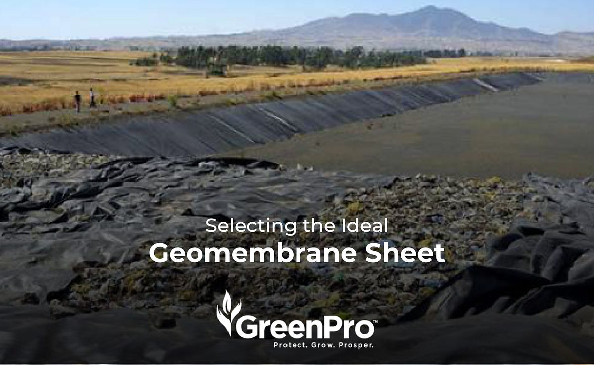Choosing the Perfect Geomembrane Sheet | by Greenpro India | May, 2024 ...