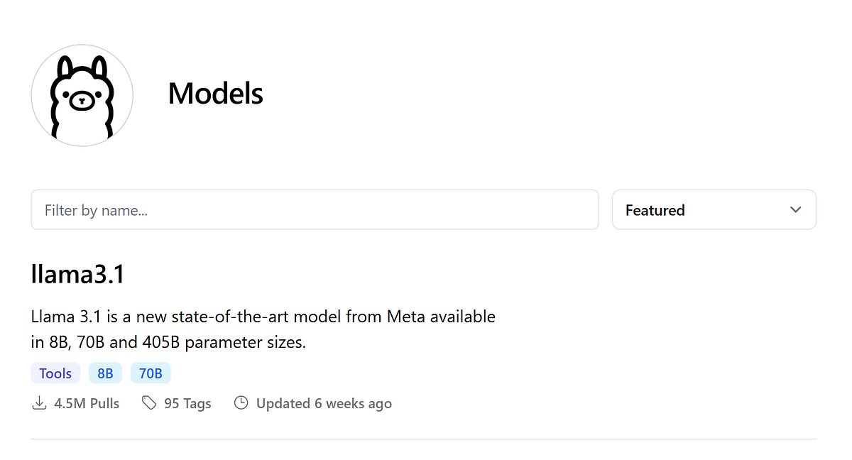Introduction to Ollama`s Models. AI models have grown in popularity, if ...
