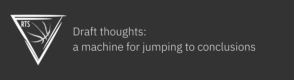 Draft Thoughts: A Machine for Jumping to Conclusions | by Eustacchio ...
