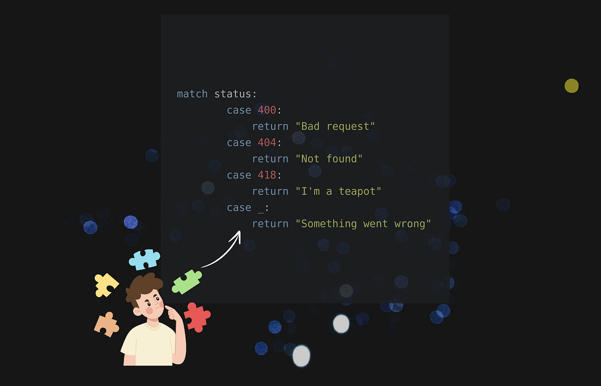 Python BootCamp -> Match Case. A Clean Code Must Read | by Rahul Beniwal | Level Up Coding