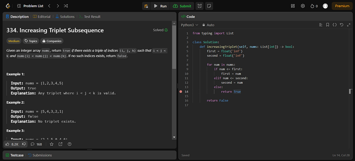 Diving into Hard Coding Problems — Starting the Journey with Increasing Triplet and ...