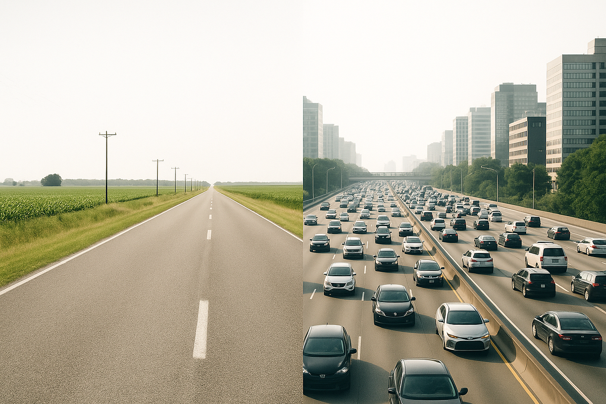 Using AI to Predict Traffic Flow in Rural Areas vs. Big Cities | by ...
