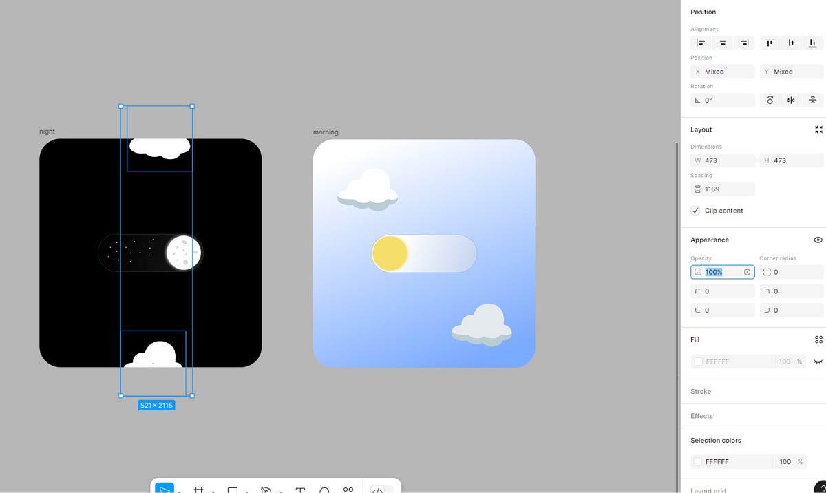 Toggle Animation in Figma? Here is How | by Hritwik paul | Apr, 2025 ...