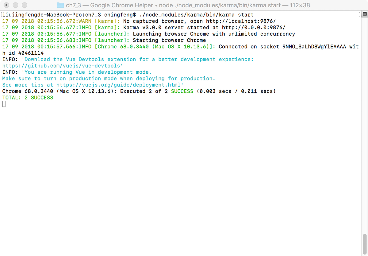 VueJs測試篇-Karma（三）. 測試靜態Method | by ChingFeng | Object實戰 | Medium