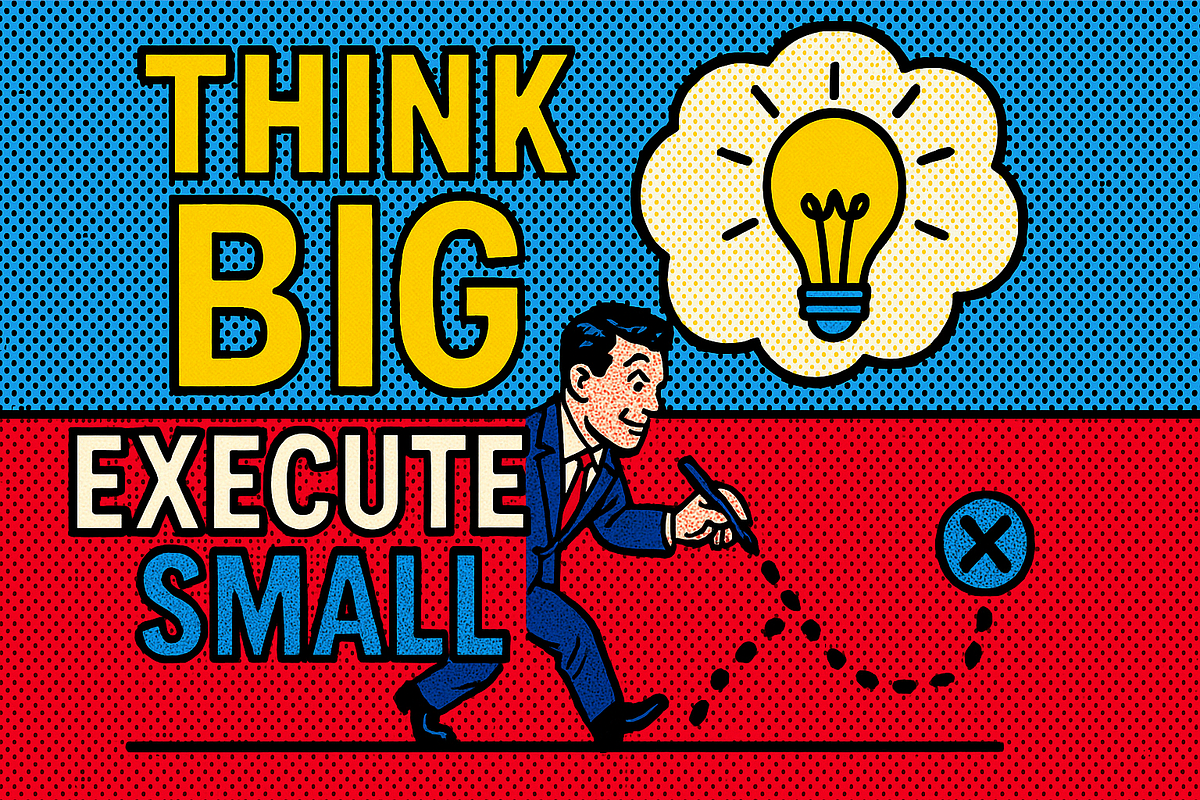 Think Big, But Execute Small. When asked to write something about… | by ...