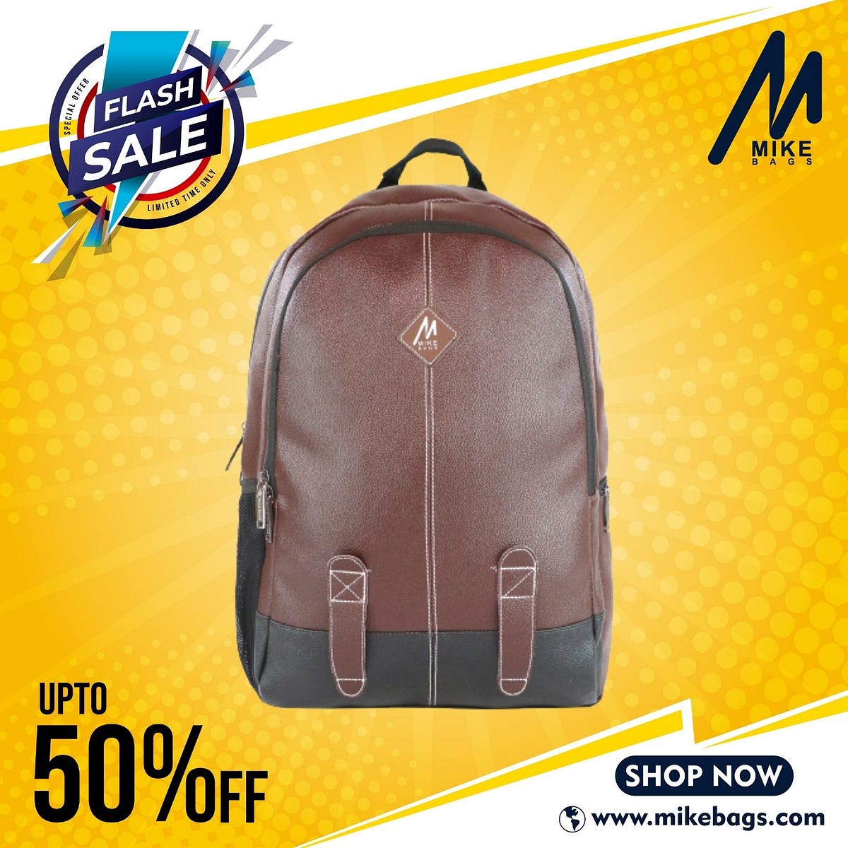 Laptop Backpack - Mike Bags - Medium