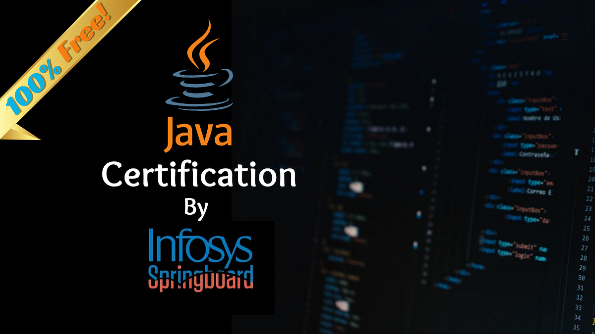 Unlock Your Java Potential How To Get Infosys Springboard Java