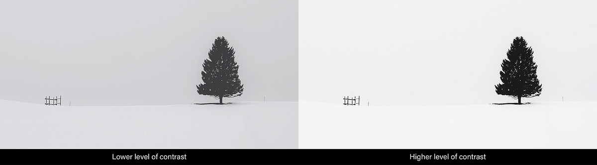 Gaphic Design Principles; Contrast | by Bill K | Medium