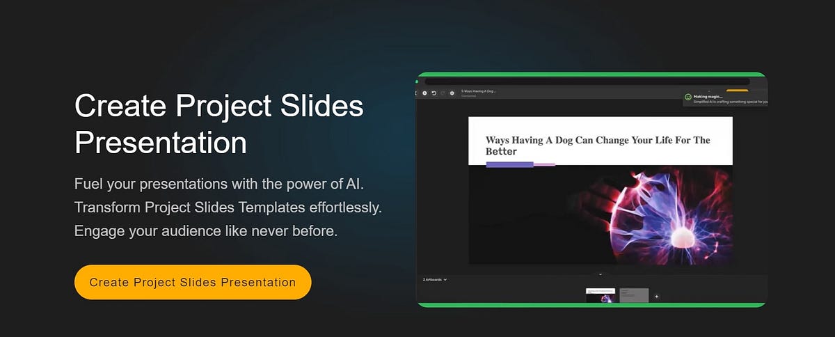 Project Slides — Create Professional Presentations with AI Presentation ...