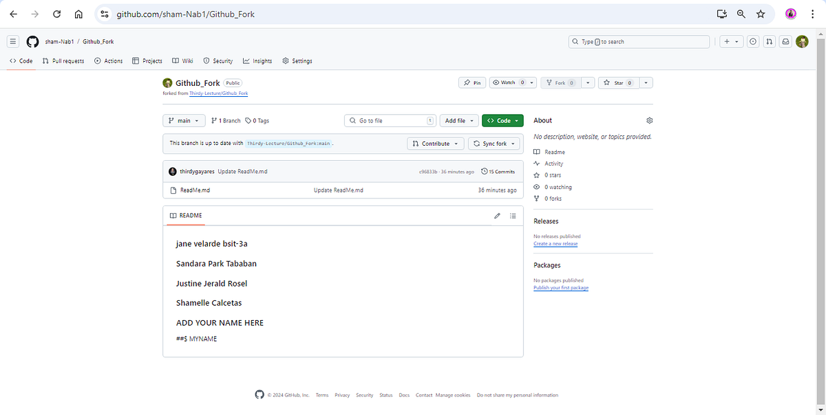 Clone and push your Github fork - Shamel Jane Francisco - Medium