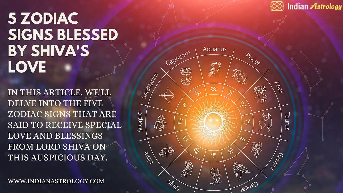 5 Zodiac Signs Blessed by Shiva’s Love - Indian Astrology - Medium