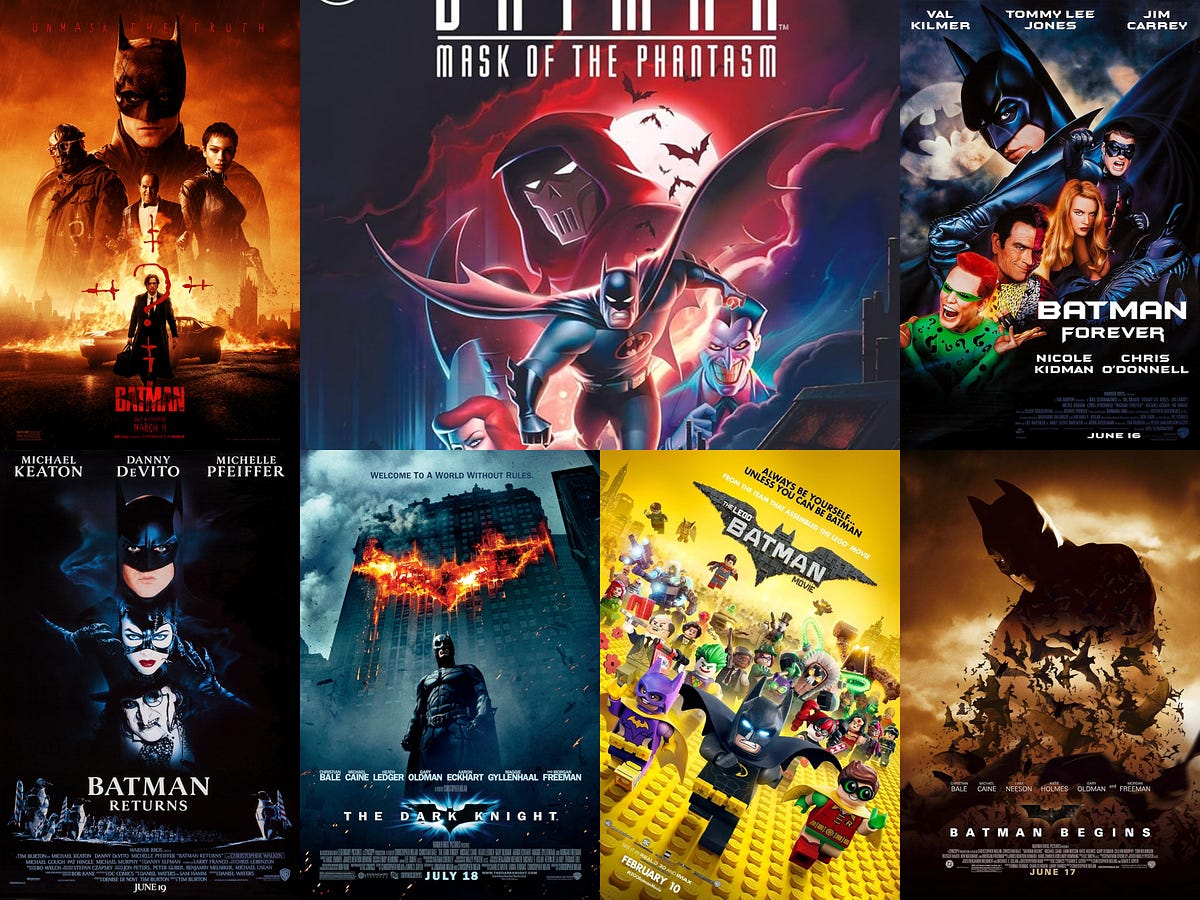 The Greatest Batman Films. We rank the Caped Crusader's films from ...