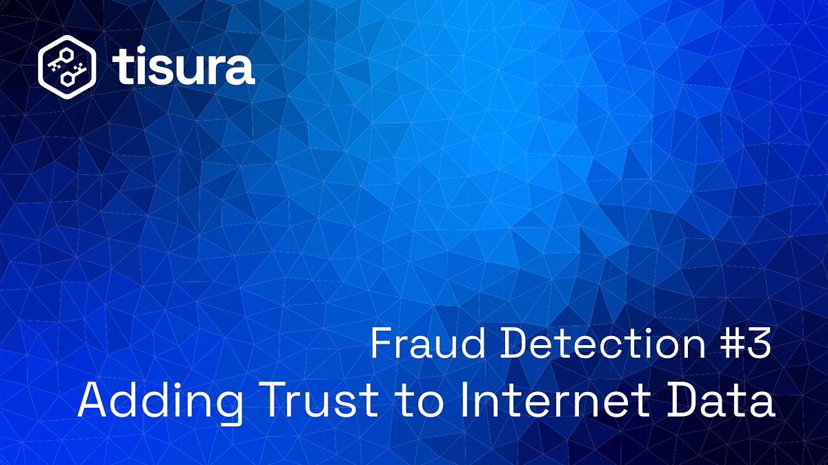 Fraud Detection #3: Adding Trust to Internet Data | by Tisura | Sep ...