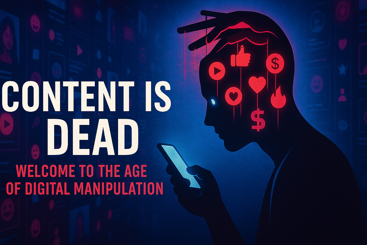 🧠 Content Is Dead — Welcome to the Age of Digital Manipulation | by ...