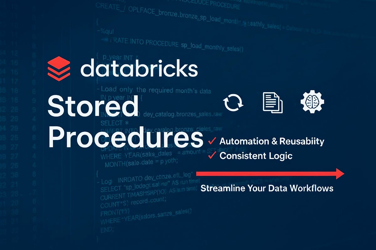 Databricks Stored Procedures: A Game-Changer for Streamlining ETL and ...