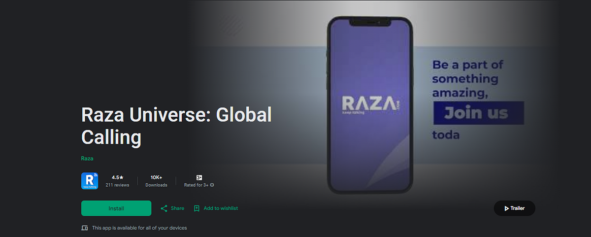International Calling Cards with Raza App - Raza Communications - Medium