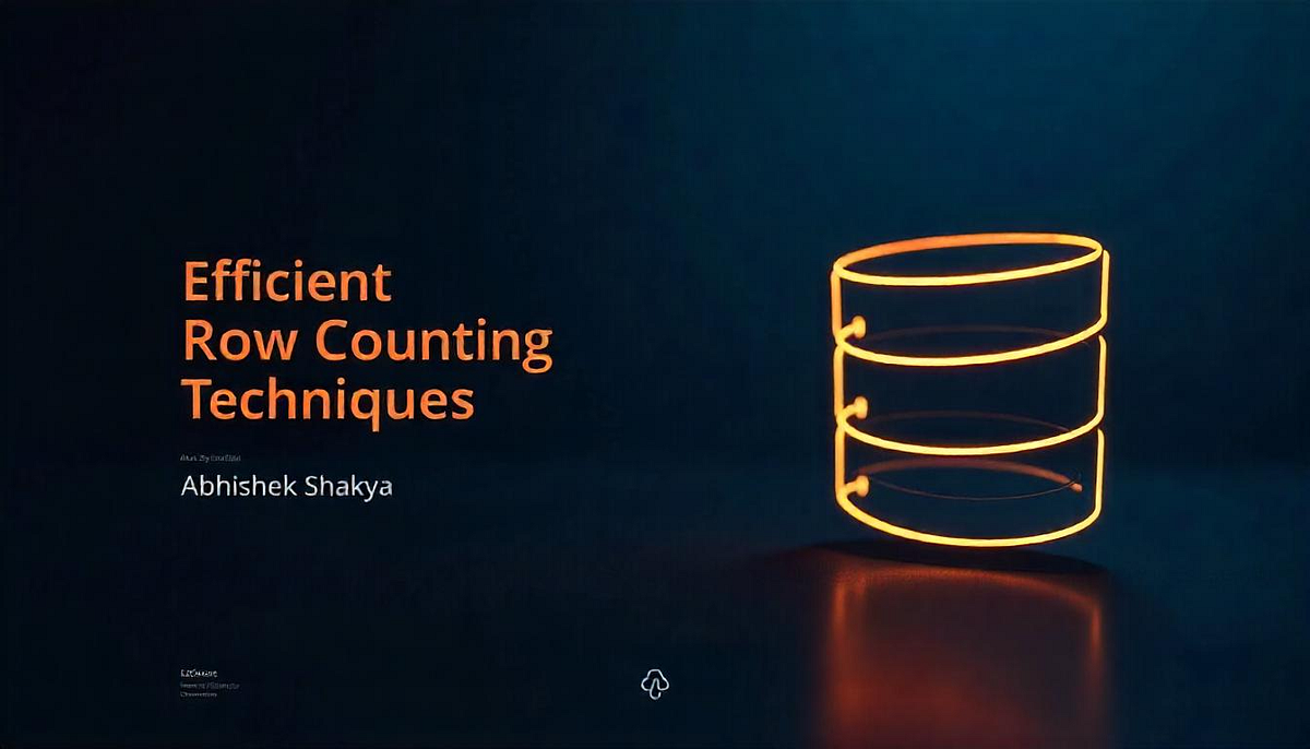 Still Using COUNT(*) to Count Rows? Discover Faster & More Efficient Alternatives! | by Abhishek ...