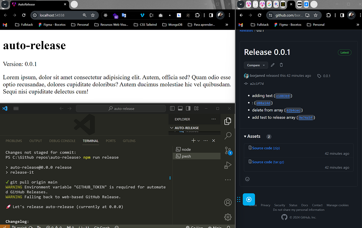 Angular 17: show app version, automate releases and update changelog | by Borja Muñoz | Medium