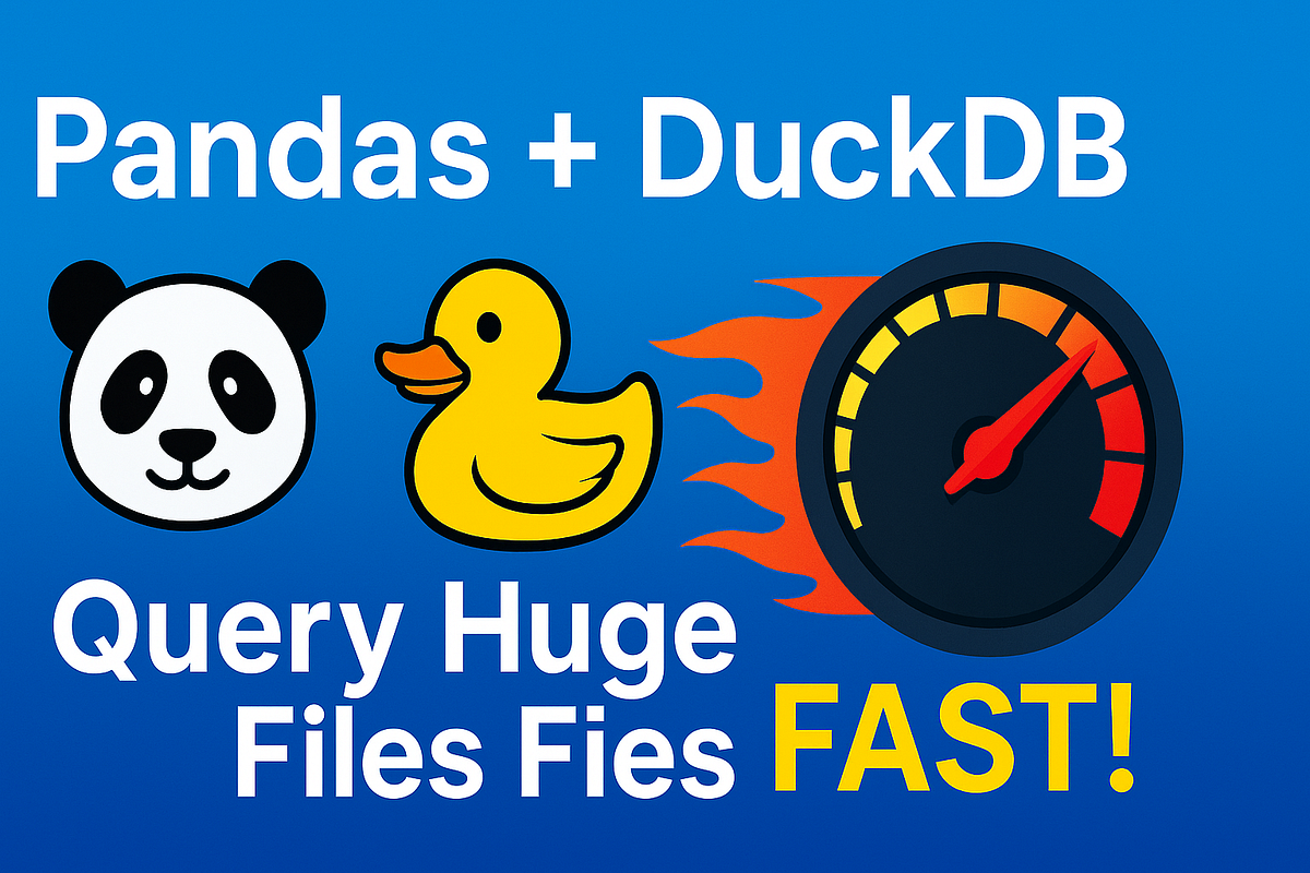 How I Combine Pandas and DuckDB for Blazing-Fast Local Queries | by Hash Block | Jul, 2025 | Medium